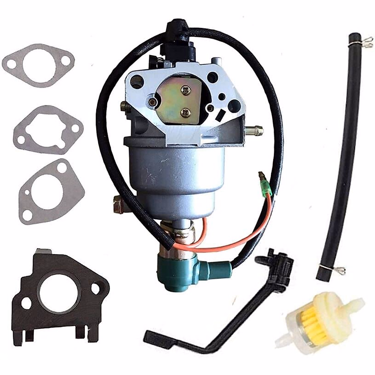 HQparts Gas Generator Carburetor For DEK 5000 5000EL 340CC 5500 Watt 11HP Engine