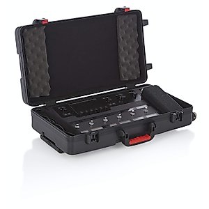 Gator Cases ATA Style Case for the Line 6 Helix Multi-FX Floor Processor with Wheels (GHELIXFLOOR)