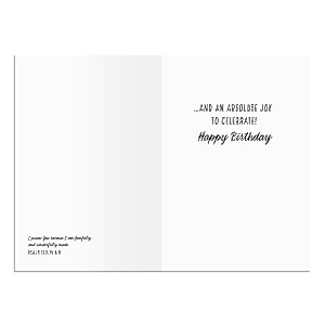 DaySpring - There is No One Like You - 4 Floral Birthday Card Assortment with Scripture - 12 Birthday Boxed Cards & Envelopes (U1199)