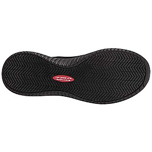 Skechers Women's Slip on Athletic Food Service Shoe, Black, 6.5