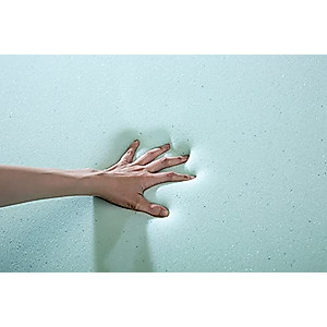 UMATRU 8 Inch Green Tea Infused Memory Foam, Memory Foam Mattress in a Box with Graphene Technology Cover for a Cool Sleep & Pressure Relief, CertiPUR-US Certified (Twin)