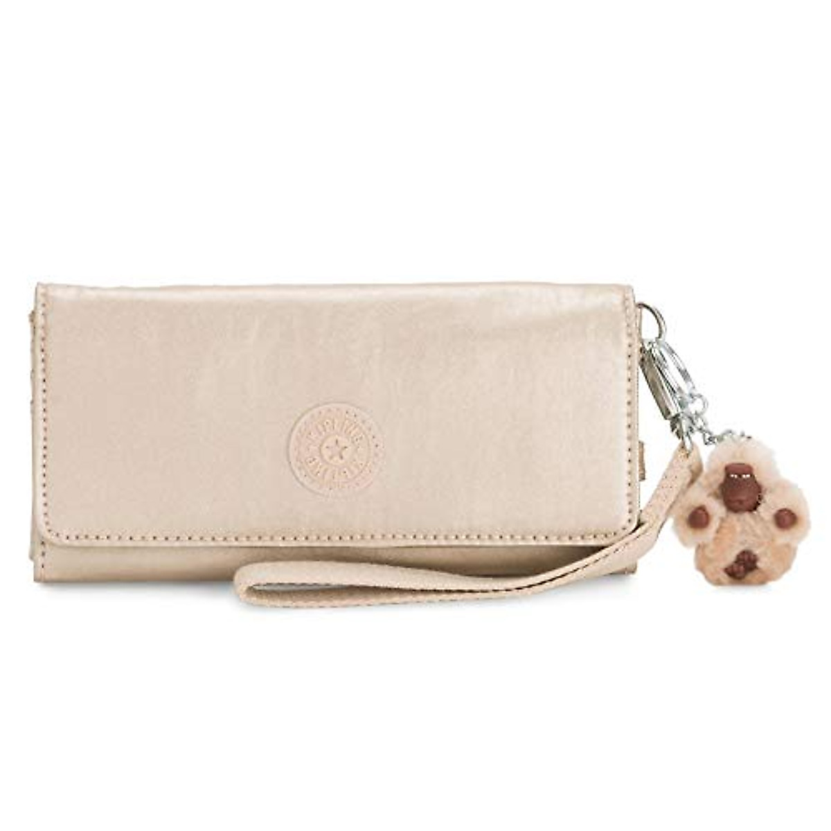 Kipling Rubi Large Wristlet Wallet - Starry Gold Metallic