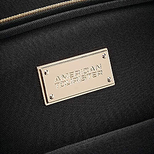 American Tourister Belle Voyage Softside Luggage with Spinner Wheels, Black, Carry-On 21-Inch