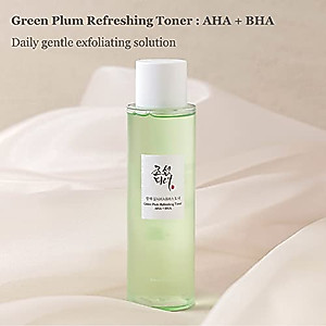 [Beauty of Joseon] Green Plum Refreshing Toner : AHA + BHA [Renewed] 150ml 5.27 fl.oz