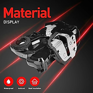 OTUAYAUTO Door Lock Actuator Motor Front Left Driver Side - Replacement for Toyota Camry 4Runner Tundra Sequoia, Scion XB TC, Lexus ES350 RX350 LS460, Replace OEM: 69040-0C050, 69040-06180