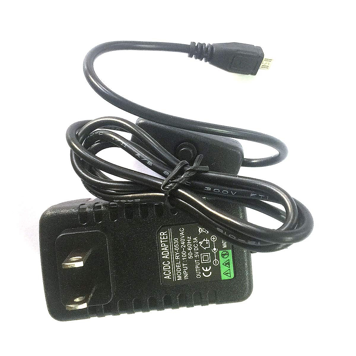 Raspberry pi power supply with switch - Pi 3 Model B B+ A+ Raspberry Pi 2 Model B Raspberry Pi A/A+/B/B+ Raspberry Pi Zero Power Supply Charger AC Adapter 5V 3A PSU Micro USB with Power On/Off Switch