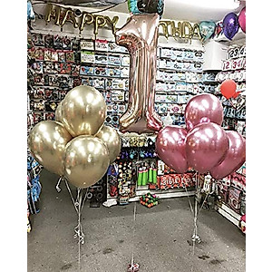 Tellpet Rose Gold Number 1 Balloon, 40 Inch