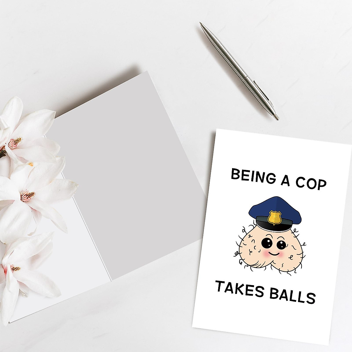 Spercy Funny Police Academy Graduation Card, Police Graduation Card, Police Officer Congratulation Card
