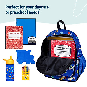 Wildkin 12-inch Kids Backpack – Padded, Adjustable, Ideal for Daycare & Travel - Out of this World