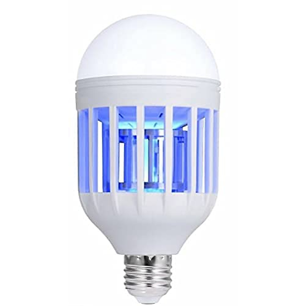 Bug Zapper Light Bulb 2 in 1 Mosquito Killer Lamp LED Electronic Insect & Fly Killer Indoor & Outdoor Insect Zapper insect traps, Fly Zapper Safe & Non-Toxic Silent & Effortless Operation pest control