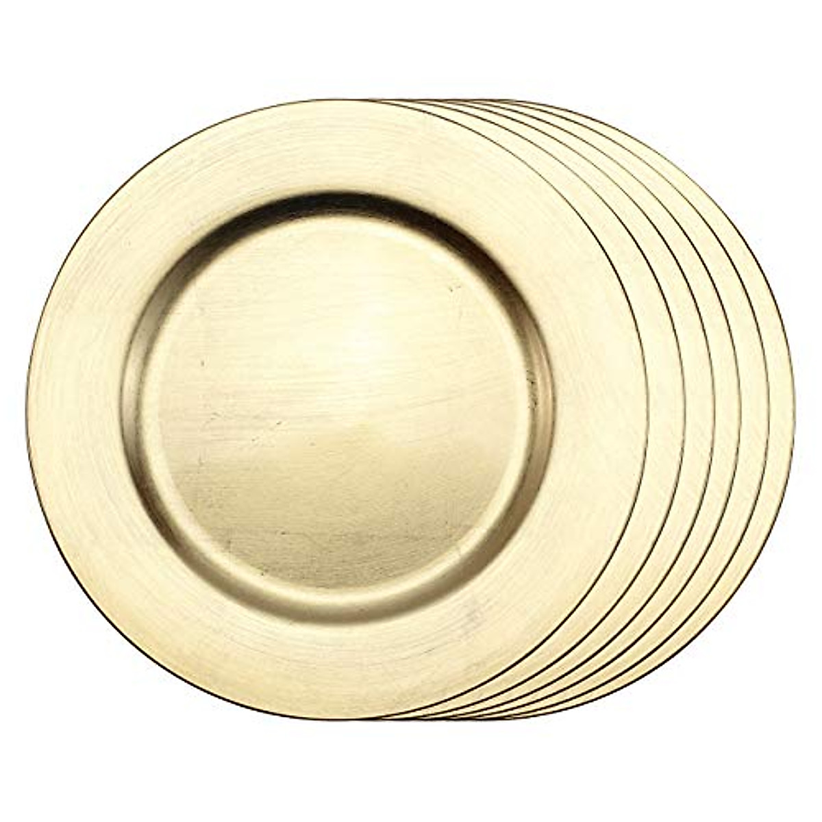 Ashland 6 Count Charger Set (Gold)