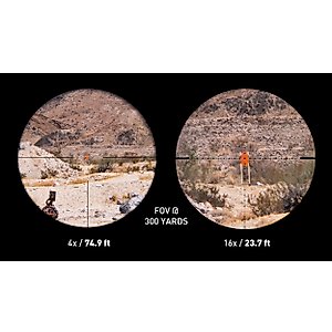 Monstrum G3 4-16x50 First Focal Plane FFP Rifle Scope with Illuminated MOA Reticle | ME308 Extended Series Offset Scope Mount | Bundle