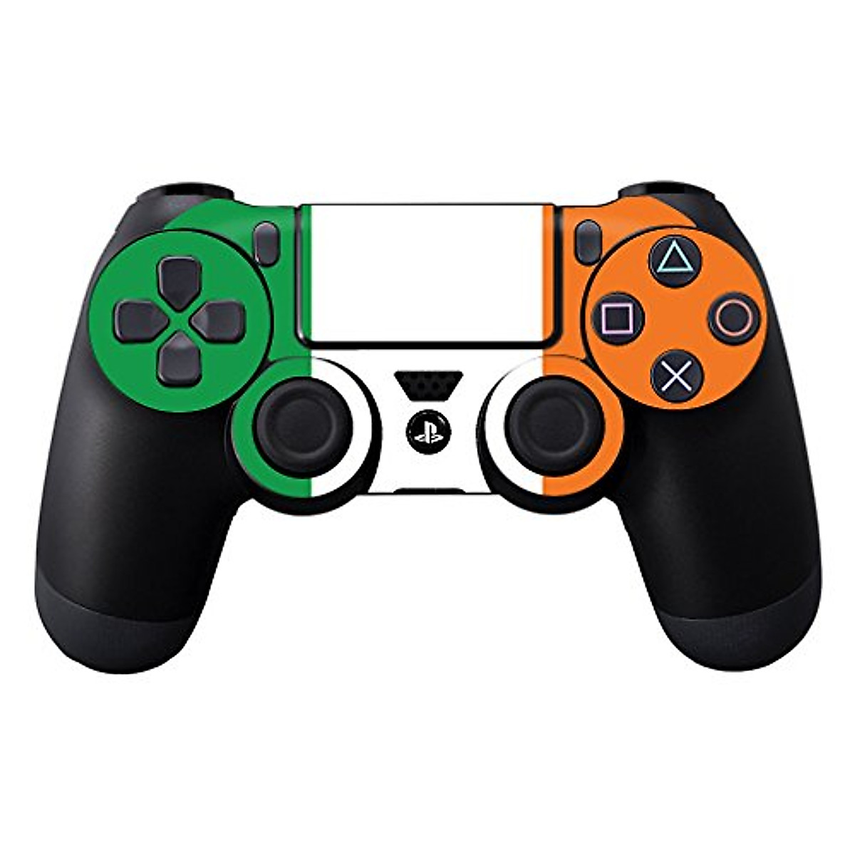 MightySkins Skin Compatible with Sony PS4 Controller - Irish Flag | Protective, Durable, and Unique Vinyl Decal wrap Cover | Easy to Apply, Remove, and Change Styles | Made in The USA
