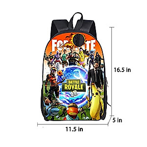 Wifeplum Unisex Gaming Backpack 3d Printed Travel Backpack Casual Lightweight Daypack Youth Bag B