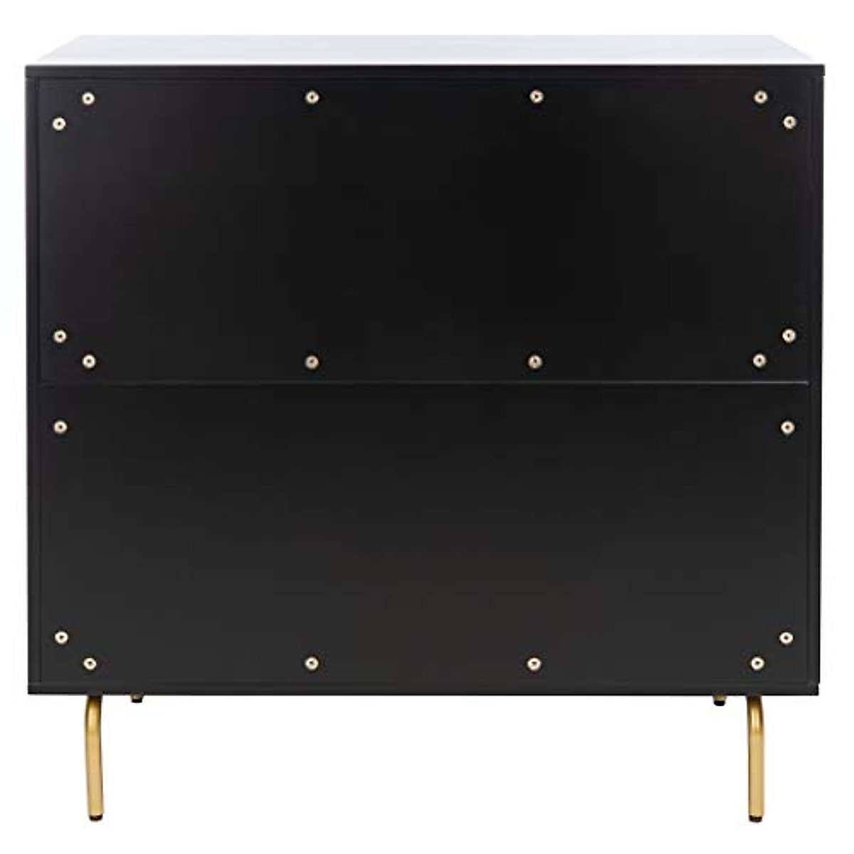 Safavieh Home Genevieve Black Modern 3-drawer Dresser