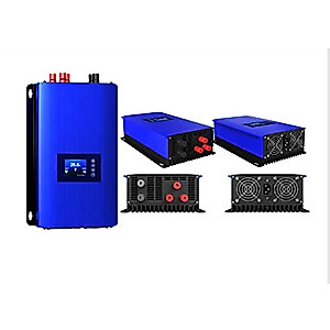 PROPFE 1000W Grid Tie Inverter Pure Sine Wave with Inter Limiter and WiFi 110v-220V On Grid Inverter with LED Display for European Wind Turbine (with Inter Limiter, 1000W/22-60V DC)