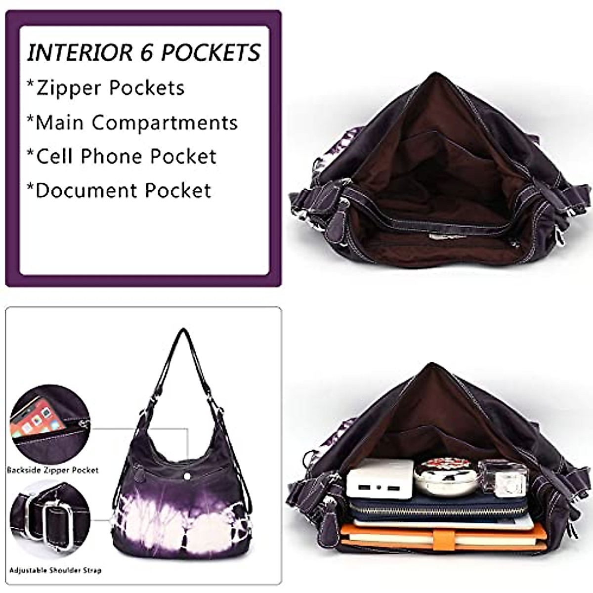 Angel Kiss Purse Women Hobo Handbag Fashion Roomy Crossbody Shoulder Bag Ladies Top Handle Handbag Washed PU Leather