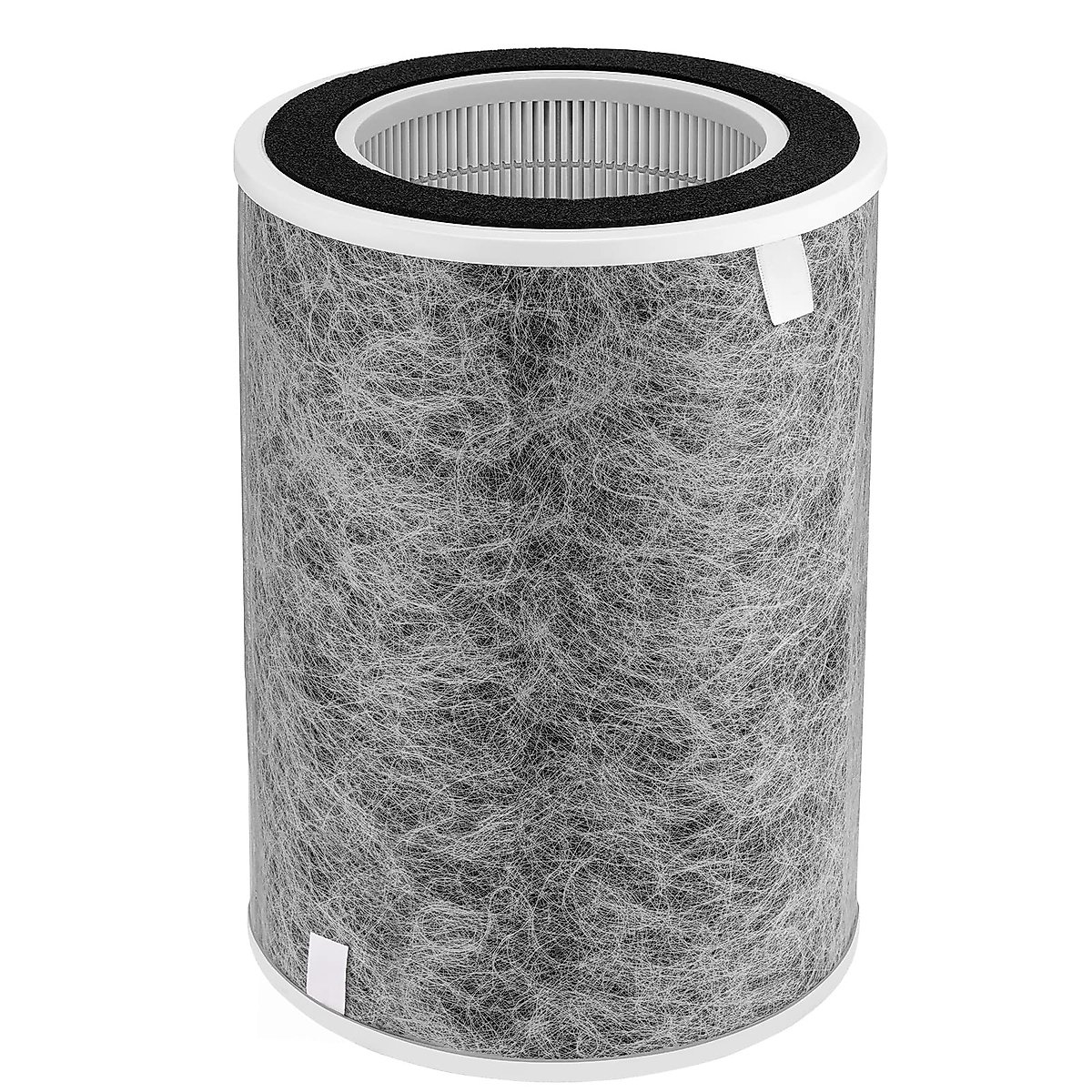 HP202 HP201 True HEPA Replacement Filter Compatible with Shark HP200 Series, HP201, HP232, HP302 & HC502 Air Pu-rifier MAX, Part #HE2FKBAS, HE2FKBASMB(1-Pack)