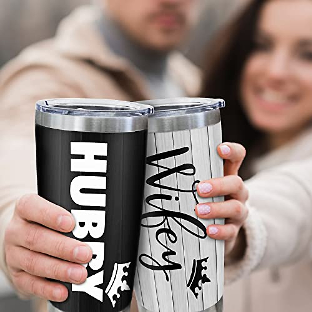 Vutieso Gifts For Wife, Wife Birthday Gifts, Wife Gifts, Anniversary Romantic Gift For Wife, Wifey Gifts, Gifts For Wife From Husband, Couples Gifts For Wife Coffee Tumbler 20oz, Funny Gift For Her