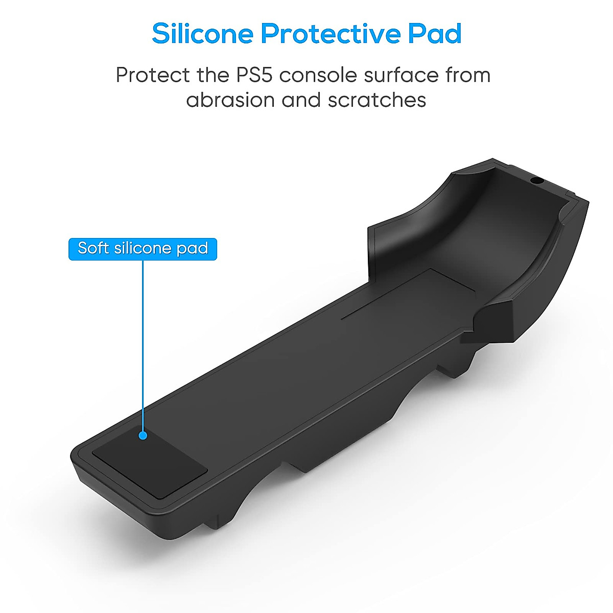 PS5 Charging Station for The Top of PS5 Console, PS5 Controller Charger Station, YUANHOT [Minimalist Design] PS5 Controller Accessories Charging Dock for Playstation 5 DualSense Controller