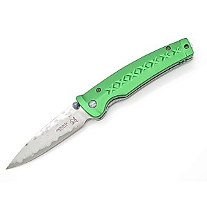 Mcusta Seki Japan MC163D Green Japanese Bushi Sword VG-10 Damascus Folding Knife