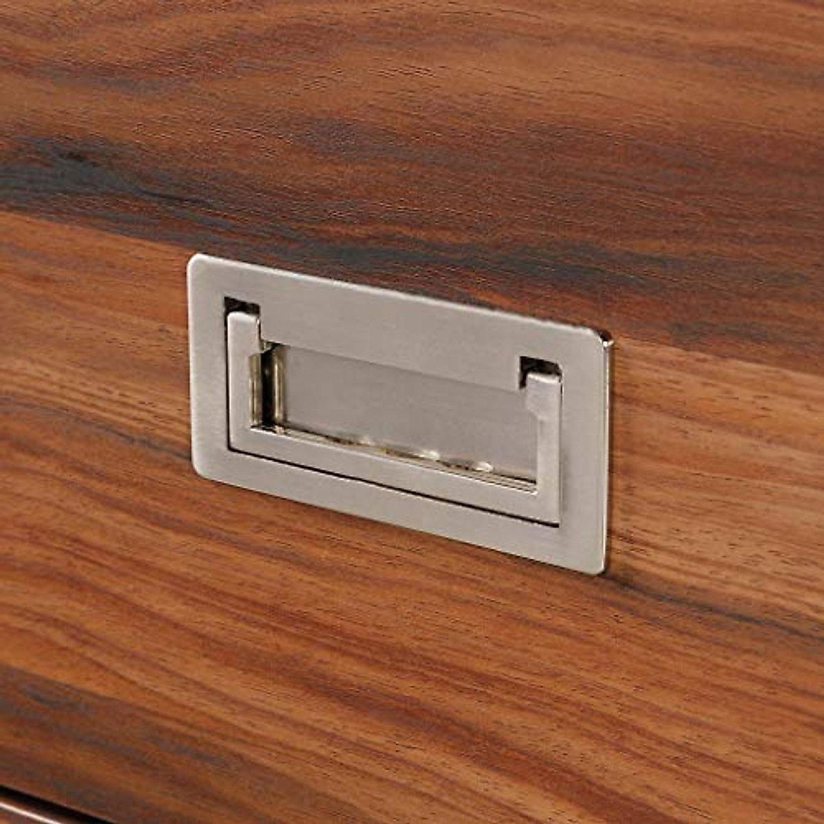 Sauder Vista Key Dresser, L: 59.06" x W: 15.67" x H: 33.31", Blaze Acacia Finish