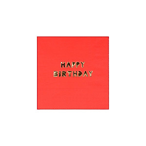 Meri Meri Happy Birthday Small Napkin