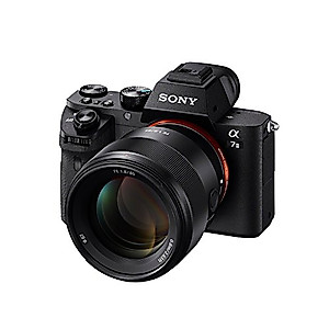 Sony SEL85F18 85mm F/1.8-22 Medium-Telephoto Fixed Prime Camera Lens, Black
