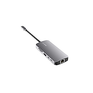 Juiced Systems BizHUB Pro - USB-C Multiport Gigabit Ethernet HDMI Adapter