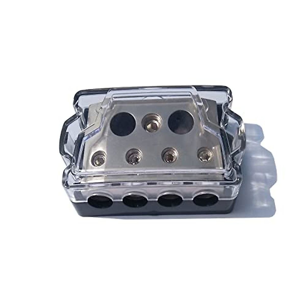 KCT 4 Way car aduio Distribution Block 1x2ga Input and 4x4ga Output