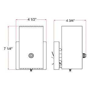 Design House 501130 1 Light Wall Light, White