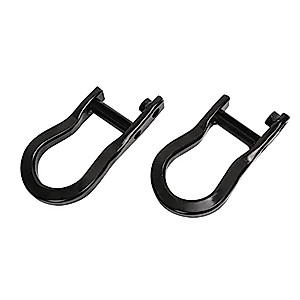 HIMIKI Black Front Recovery Tow Hooks 84072463 Compatible with 2008 2009 2010 2011 2012 2013 2014 2015 2016 2017 2018 Chevy Silverado Sierra 1500 2019 Silverado 1500 LD Sierra 1500 Limited