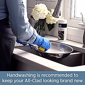 All-Clad 4512 Stainless Steel Tri-Ply Bonded Stockpot with Lid / Cookware, 12-Quart, Silver