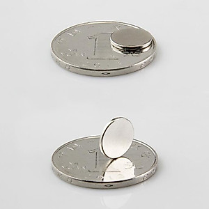 wotoy 60 Pieces 10 x 1mm DIY Personalized Refrigerators Magnets for Fridge Door Whiteboard Map Bulletin Boards