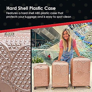 FUL Carry-On 21-Inch, Rose Gold, Carry-On 21-Inch