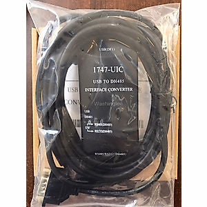 1747-UIC Programming Cable for AB PLC SLC5/01/02/03/05 and Micrologix 1000 Series, USB to DH485/RS485/RS232, for Allen Bradley 1747-UIC Repalcement