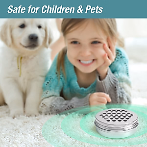 ZingZap Rodent Repellent Aroma-Can 2-Pack, Natural Mouse Repellent, Long Lasting Plant Based Mice Repeller, Safe & Non-Toxic, Under The Hood Rat Repellent & Small Animal Repellent, Sticker Included