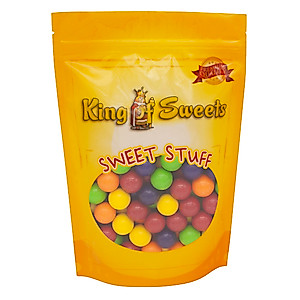 Mini Kaboom Jawbreakers | 1 Pound | Sugar Candy | Resealable King of Sweets Bulk Bag