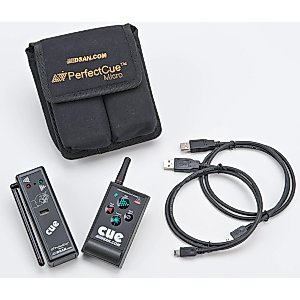 DSAN PerfectCue Micro Ultra Compact Cue Light Remote Presentation Controller with PC-AS4 3-Button & Green Laser Wireless Transmitter