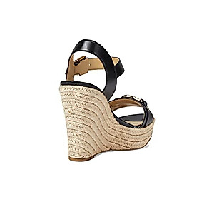 Michael Kors Rory Wedge Espadrille Black 9 M