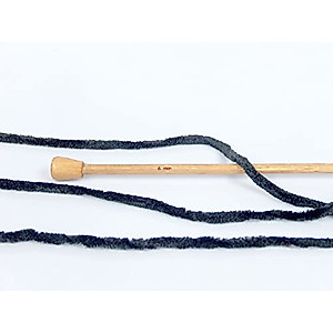 Lot of 4 x 100gr Skeins Ice Yarns Velvet Chenille Hand Knitting Yarn Black