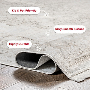 NuLOOM Cantrell Faded Transitional Fringe Area Rug, 10x14, Ivory