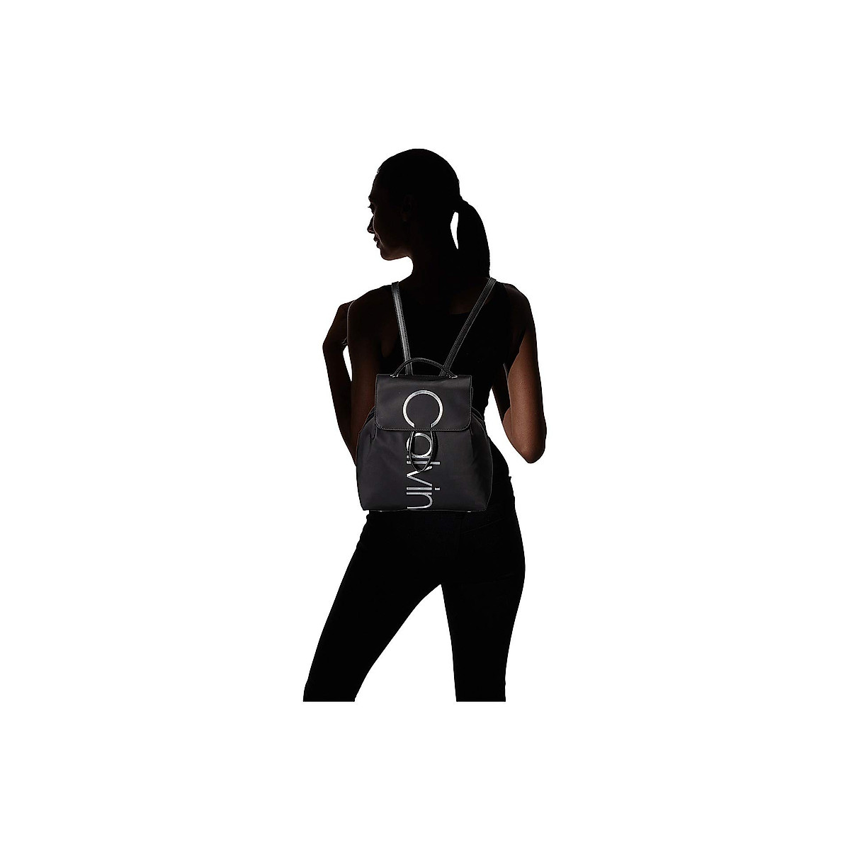 Calvin Klein Mallory Nylon Backpack Black One Size