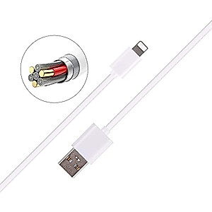 Charger Adapter for Apple Pencil Adapter Compatible with iPad Pro Pencil Accessories Male to Female Flexible Connector 2in1 Charging Cable 150CM