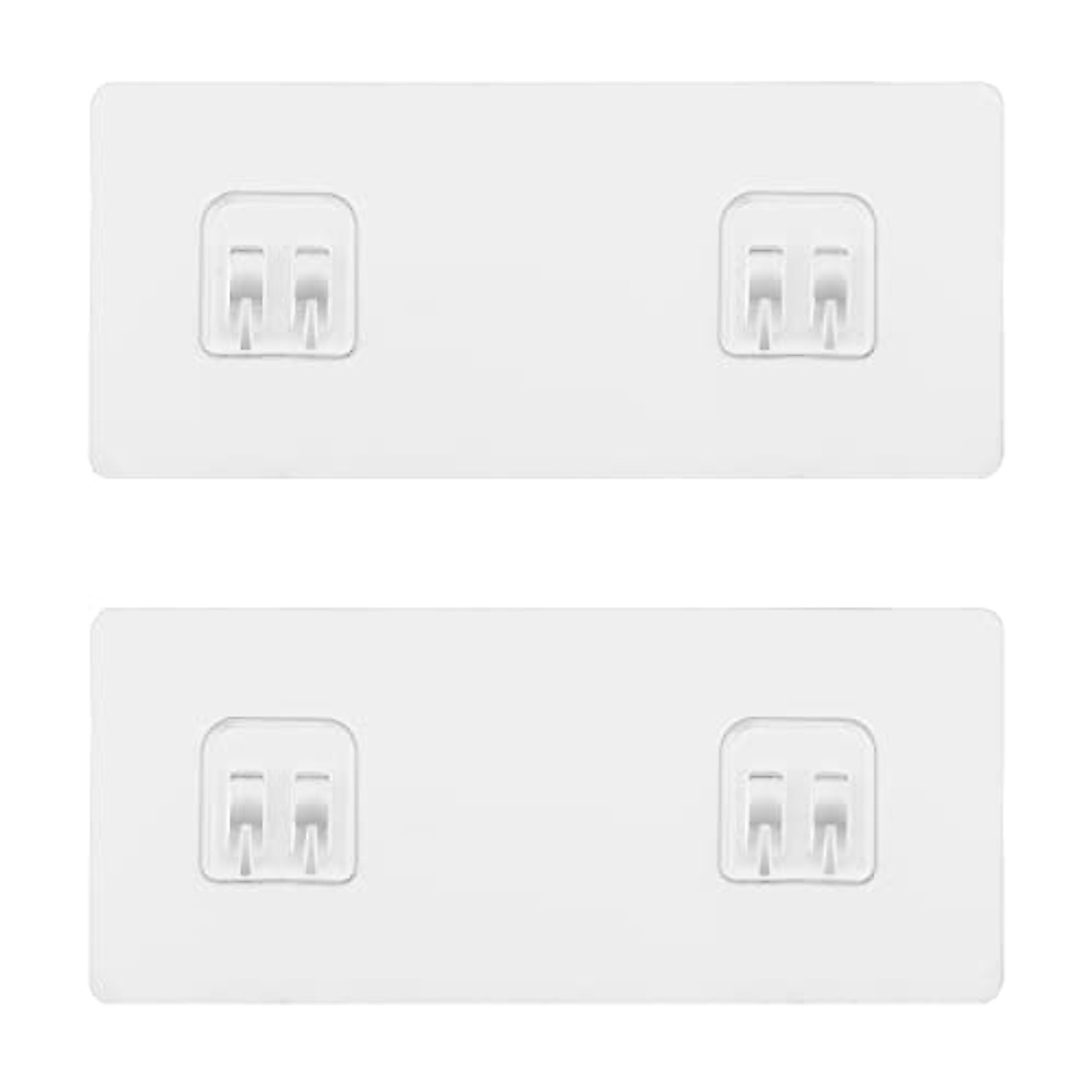 CGBE Replacement 2Pcs Adhesive Hooks Sticker for Bathroom Shelf Corner Shower Caddy