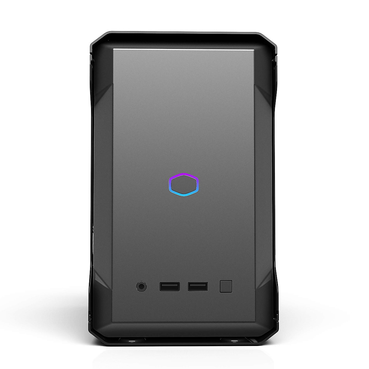 Cooler Master MasterCase NC100 SFF Small Form Factor 7.9 Liter Case with V650 Gold SFX PSU, GPUs 2.5 Slots up to 320mm for Intel(r) NUC 9 Extreme Element, Black