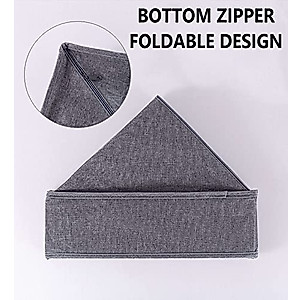 Compartment Storage Box,Sock And Underwear Drawer Organizers Divider, Closet Socks Organizer And Storage Boxes For Lingerie, Bra, Undies-Khaki-24grid