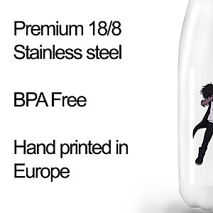 Dabi Dabbing Gothic Character Water Bottle Gift, Funny Stainless Steel Bottle