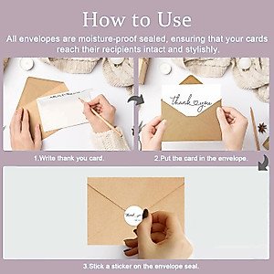 Thank You Cards with Envelopes, 20 Pack bulk White Thank You Cards 4 x 6 Inch, Thank You Notes for Wedding,Bridal Shower, Business, Baby Shower, Small Business, Graduation Opening Ceremony New Year