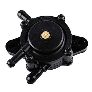 HIFROM 808656 Fuel Pump 698754 499486 Air Pre Filter Oil Fuel Filter Kit Compatible with 691007 Intek V-Twin 18-26 HP Engines Lawn Mower Parts